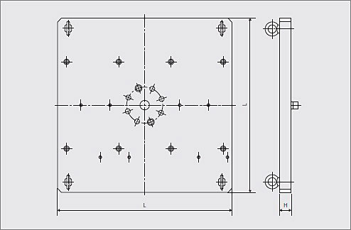 Flat Surface Plates for Compression Tests : SHIMADZU (Shimadzu Corporation)