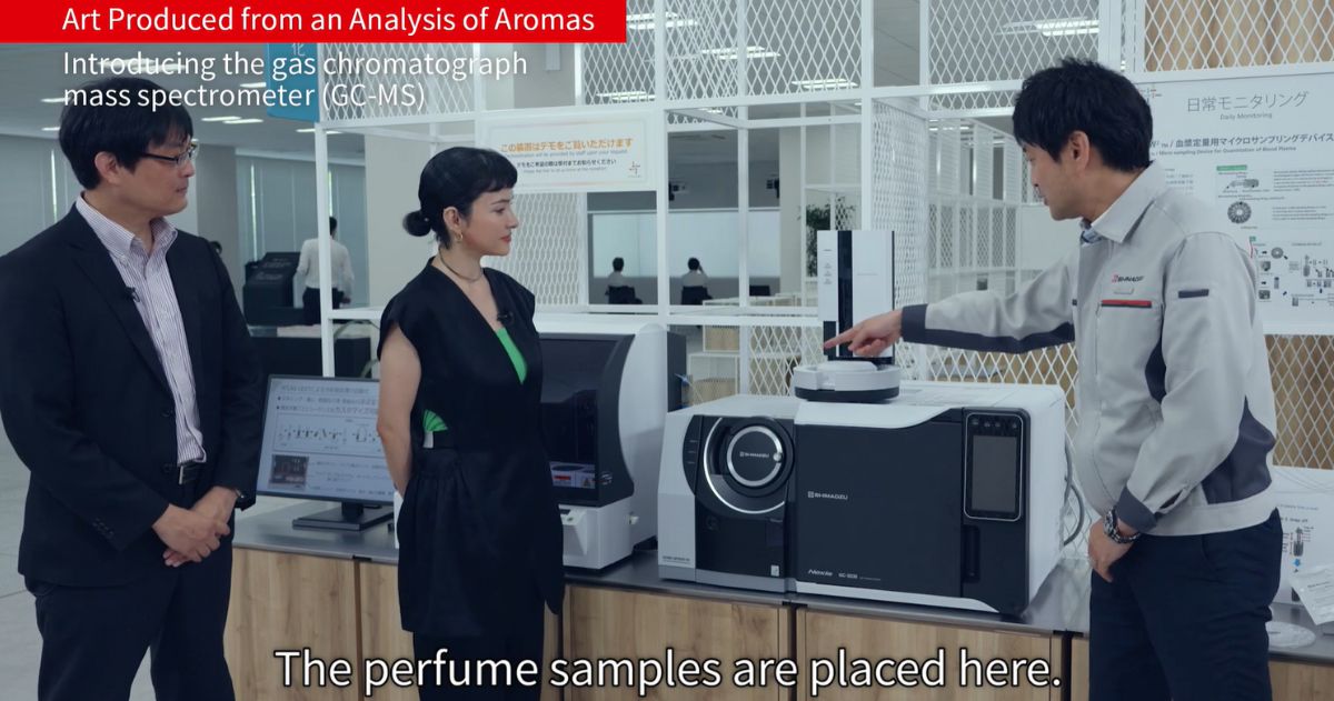 Playing with Aromas: Art Produced from an Analysis of Aromas | SHIMADZU TODAY | SHIMADZU CORPORATION