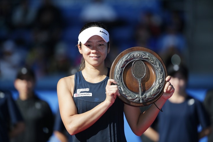 Haruka Kaji Wins Her First Ever Title at the All-Japan Tennis Championship! | SHIMADZU TODAY ...